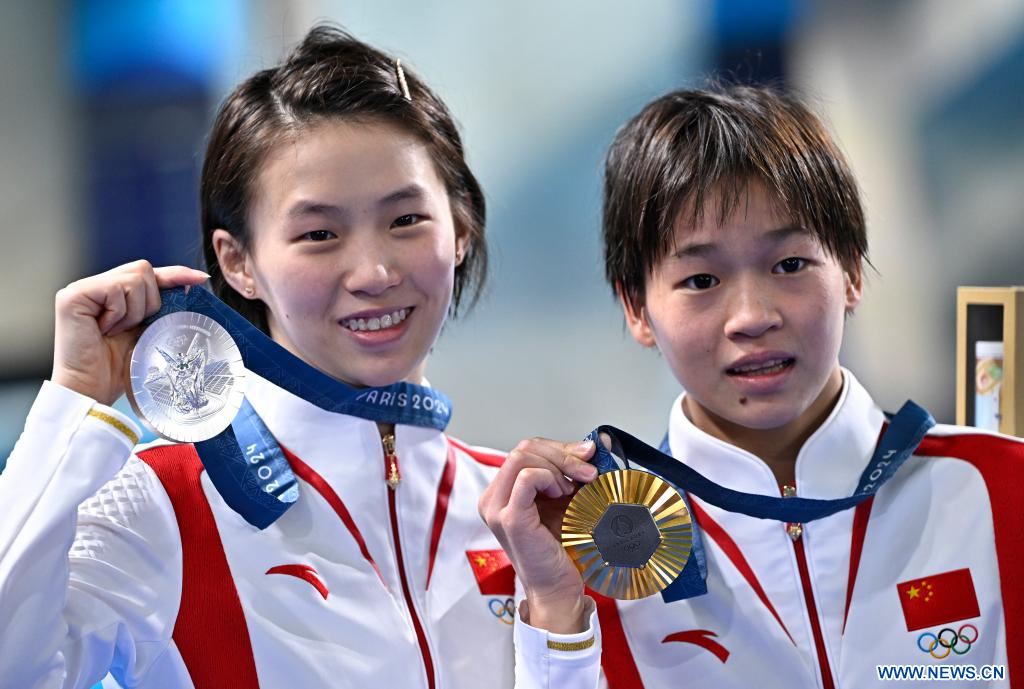 JO Paris 2024 : la Chinoise Quan Hongchan remporte l'or du plongeon de ...