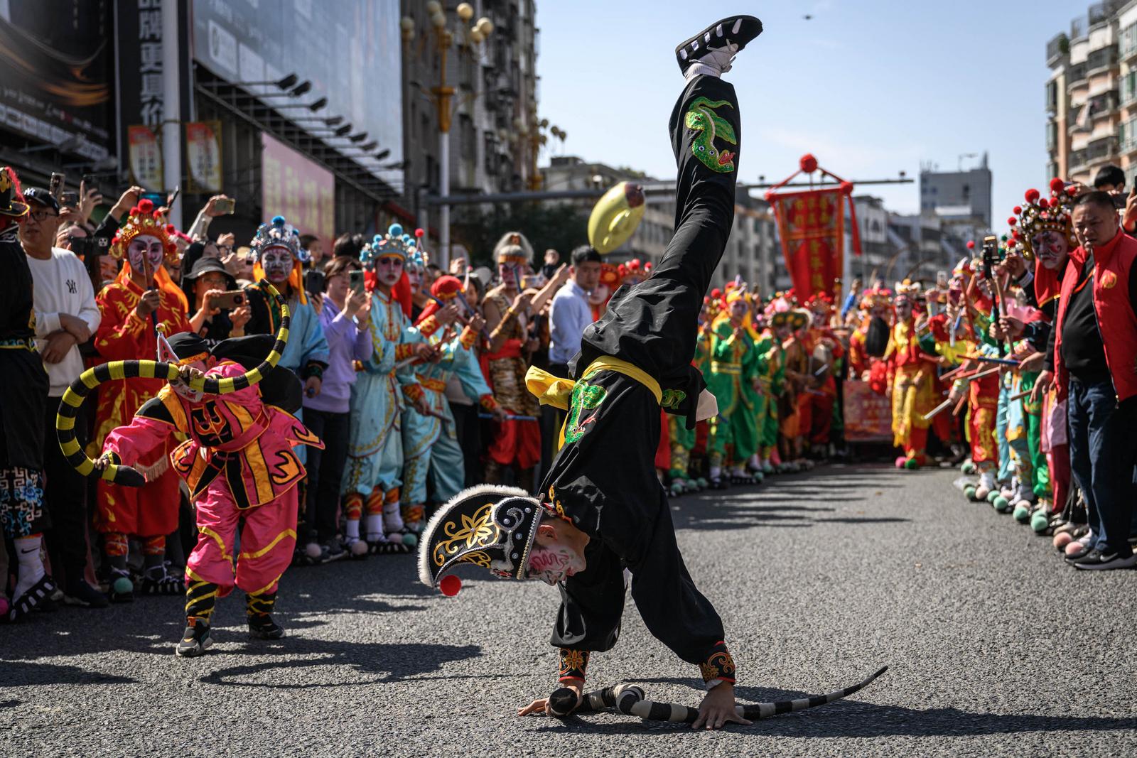 Photos｜Traditional folklore enlivens Chinese New Year in Jieyang ...