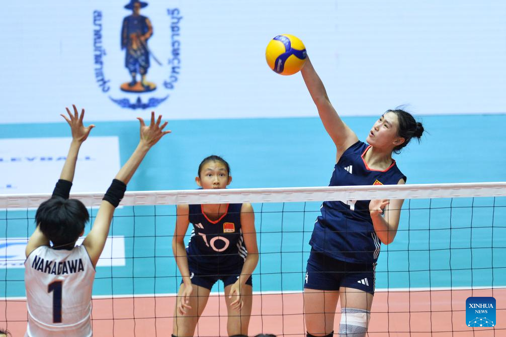 China sweeps Japan to win Asian Women's U18 Volleyball Championship | GDToday