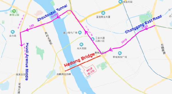 Guangzhou’s Hedong Bridge closes for maintenance from Aug 13_www.newsgd.com