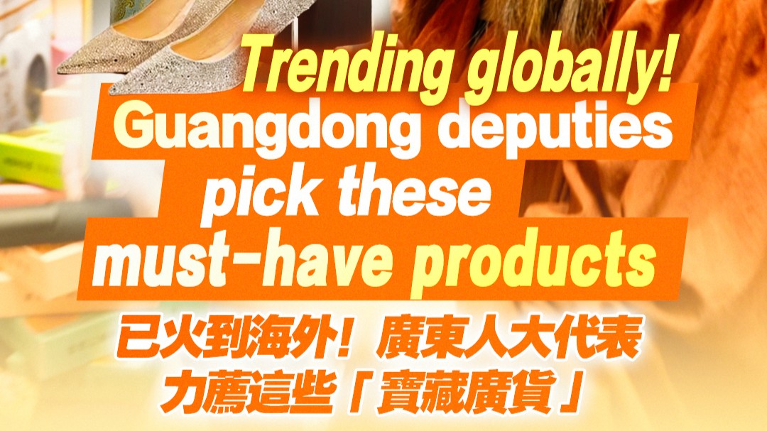 Trending globally! Guangdong deputies pick these must-have products | South