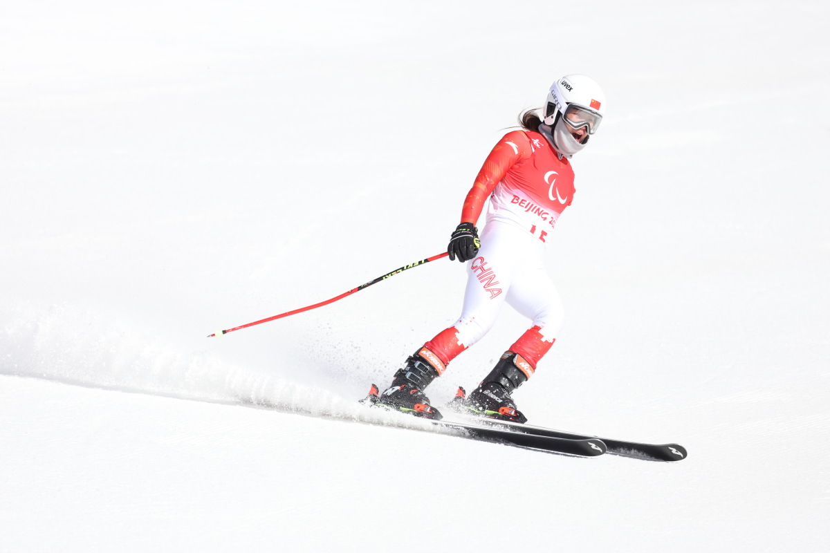 Zhang Mengqiu wins China's first Alpine skiing gold at 2022 Winter ...